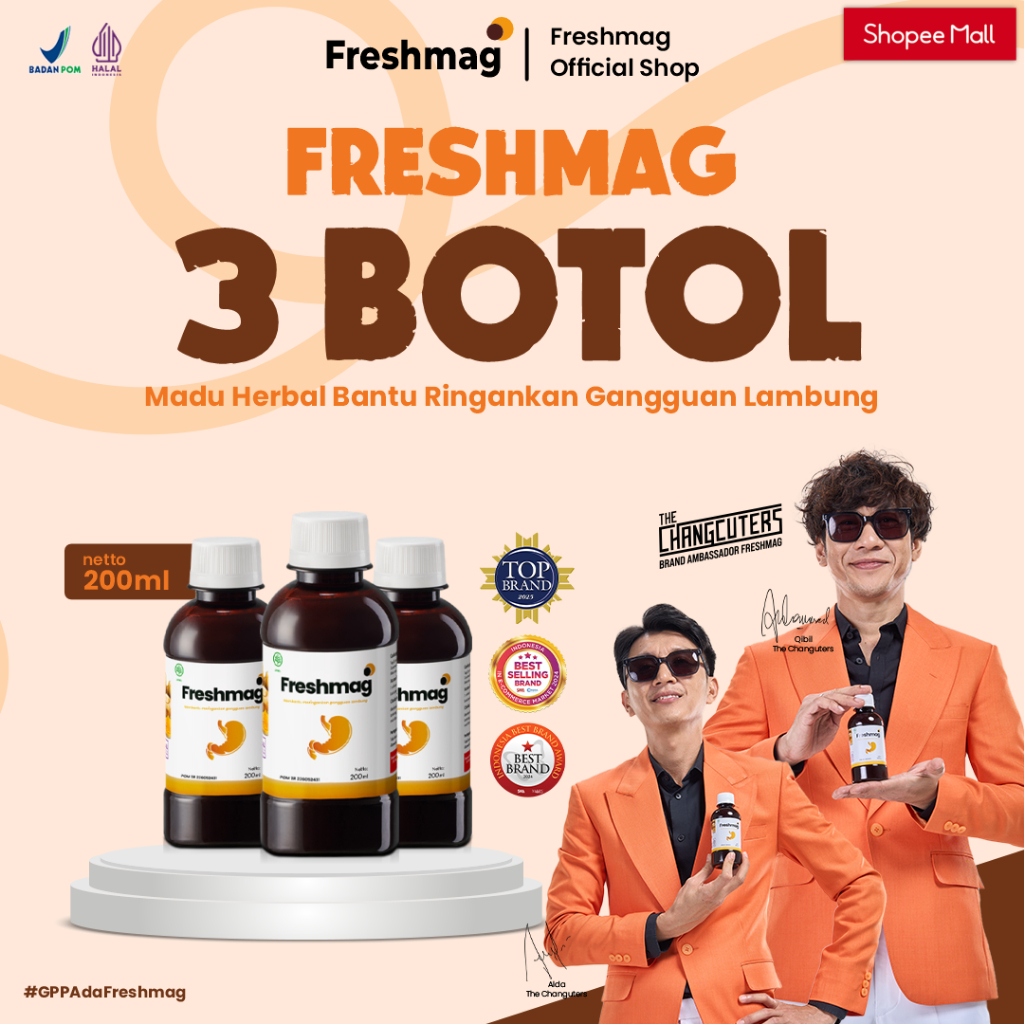 Jual Freshmag Madu Lambung - Paket 3 Botol | Shopee Indonesia