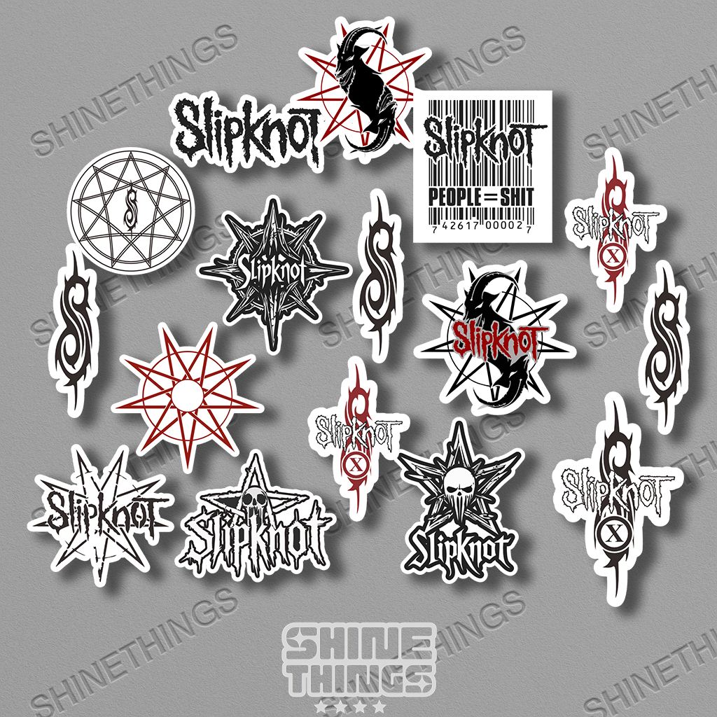 Jual Sticker helm band slipknot || stiker helm murah | Shopee Indonesia