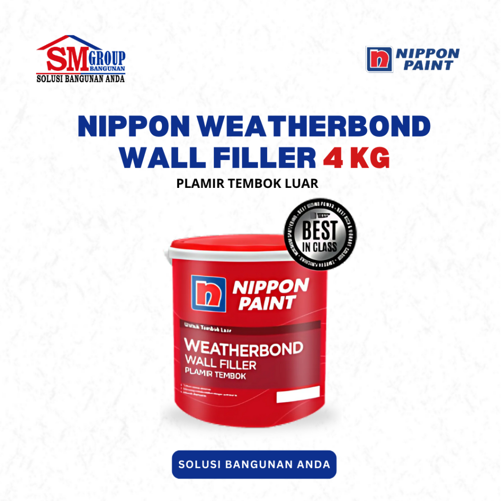 Jual Nippon Paint Weatherbond Wall Filler Plamir Tembok Luar Eksterior ...