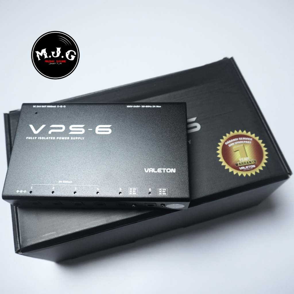 Jual valeton VPS6 VPS 6 Fully Isolated power supply PSU pedal effect ...