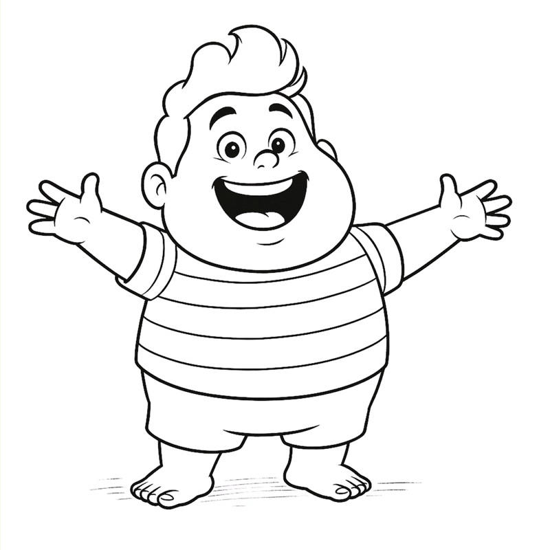 Jual 15 Lembar A5 - Kertas Mewarnai Tema Animasi Jumbo - Kartun Jumbo ...