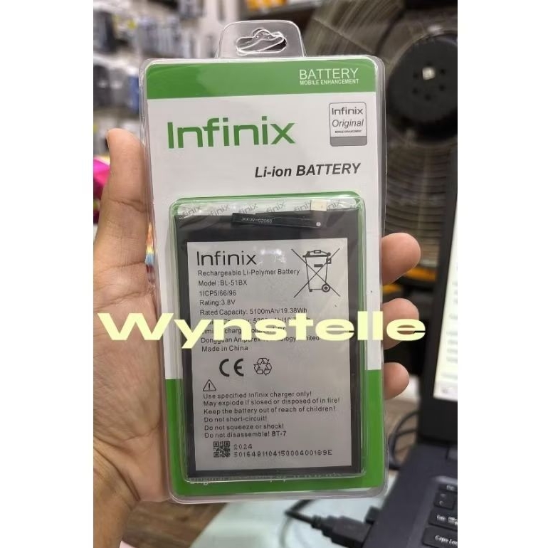 Jual BL51BX - Baterai Batre Batrei INFINIX HOT 10 X682 X682C BL51BX ...