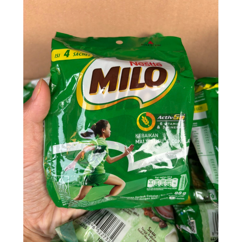 Jual agen distributor minuman instant susu nestle milo drink activ go pouch pack isi 4 malt susu ...