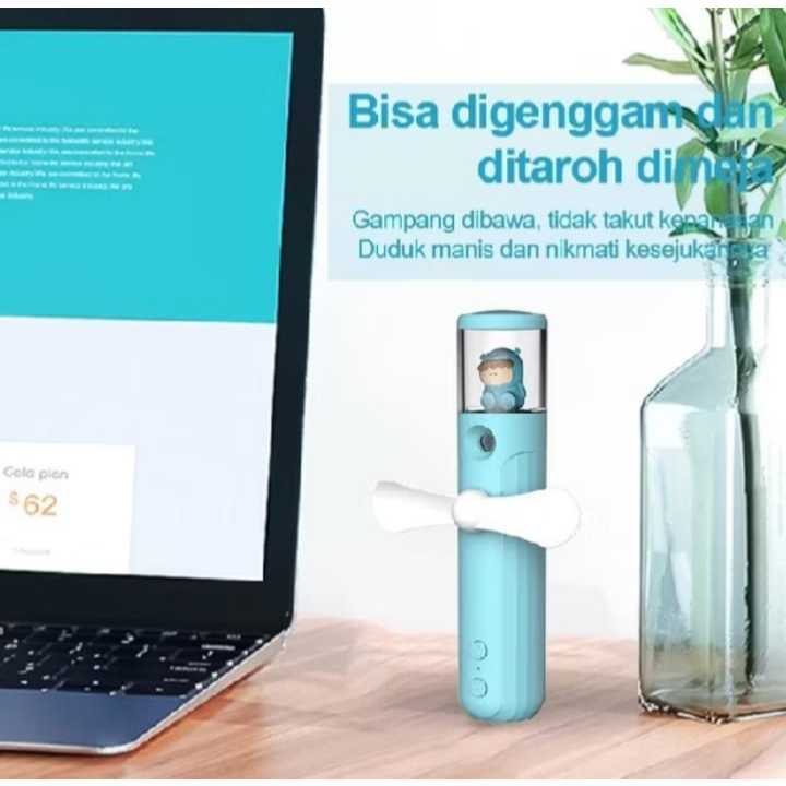 Jual Nano Spray Portable Mini Mist Sprayer USB Rechargeable Pelembab Perawatan Wajah, Model dn ...