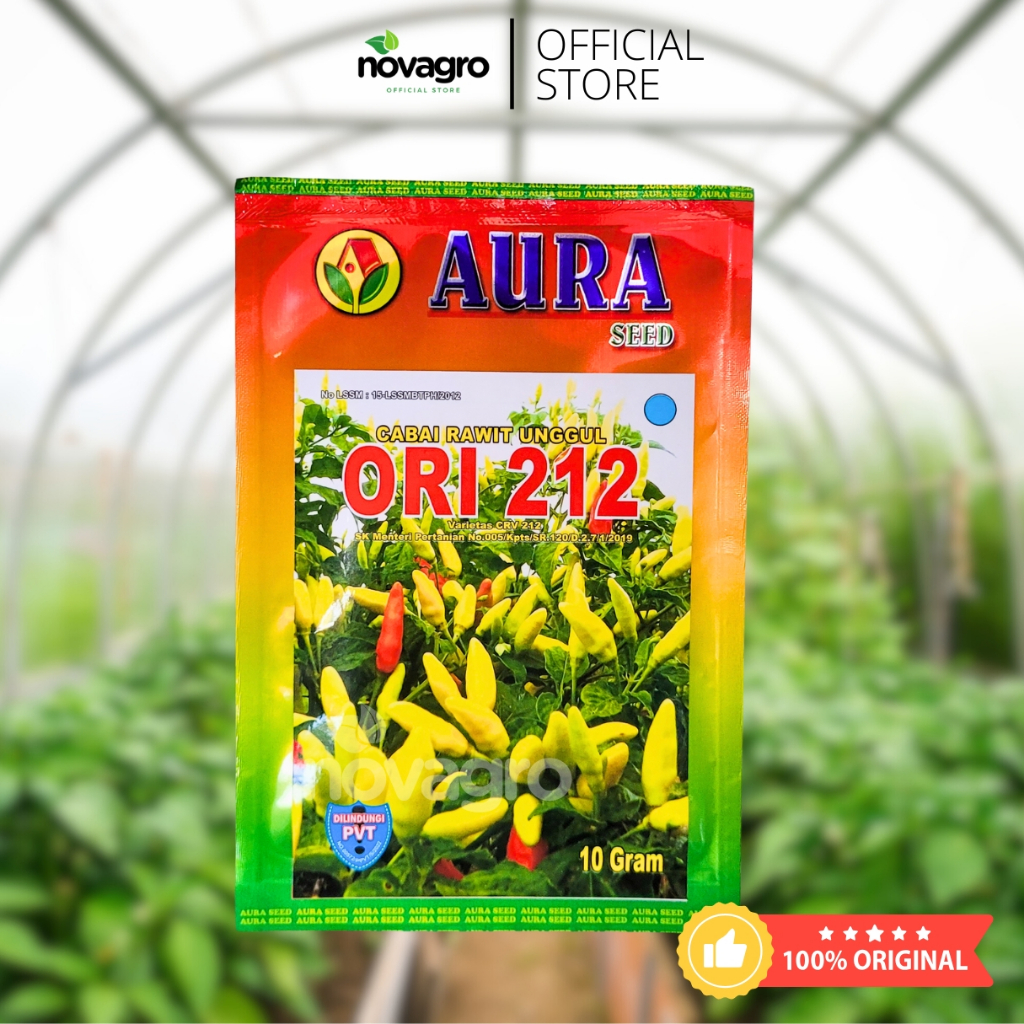 Jual Benih Cabe Rawit ORI 212 10GR - Aura Seed Indonesia | Shopee Indonesia