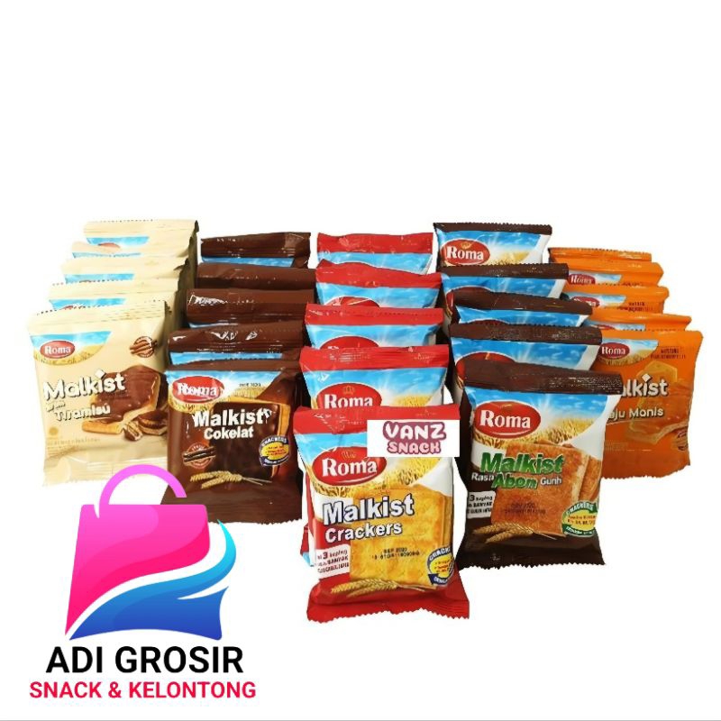 Jual ROMA MALKIST BISKUIT Renceng All Varian isi 10 pcs | Shopee Indonesia