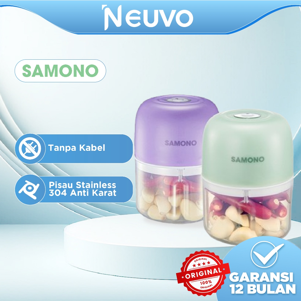 Jual SAMONO Chopper Mini Portable Food Grade Multifungsi 250ML Food ...