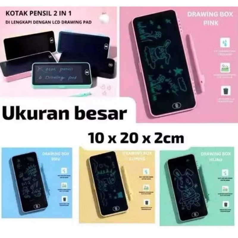 Jual Drawing Box / Kotak Pensil & Papan Coret / Papan Tulis Digital Pad ...