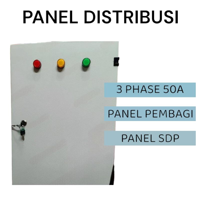 Jual PANEL DISTRIBUSI/PANEL SDP/PANEL PEMBAGI 3 PHASE 50 AMPERE ...