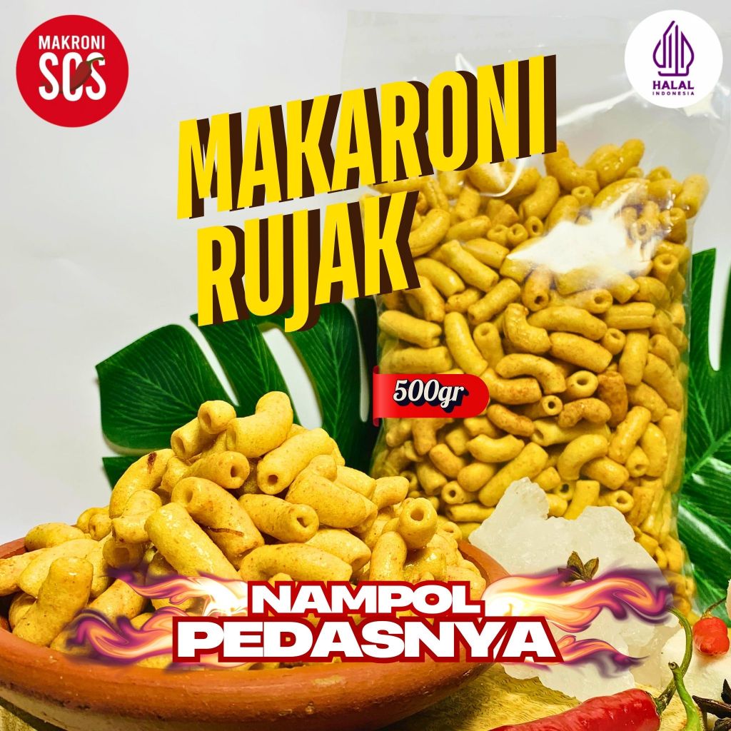 Jual Makaroni SOS - 500Gr Makaroni Rujak Pedas Manis Gurih Termurah ...