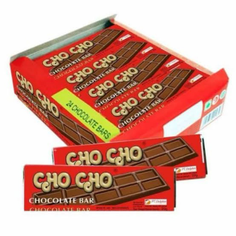 Jual COKELAT VIRAL CHO CHO CHOCOLATE BAR [ 1 BOX ISI 24 PCS @10G ...