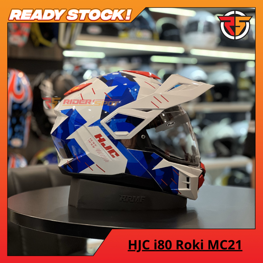 Jual Helm HJC I80 Roki MC21 Modular Helmet Original | Shopee Indonesia