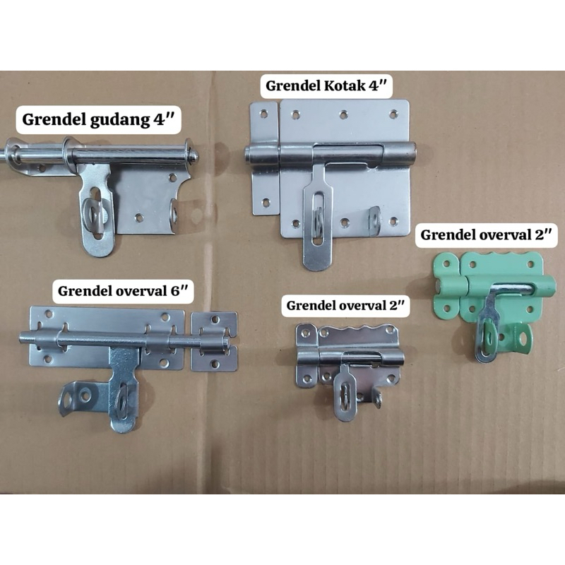 Jual Grendel Selot Tebal / Gerendel Overpal Selot Pintu Tempat Gembok ...