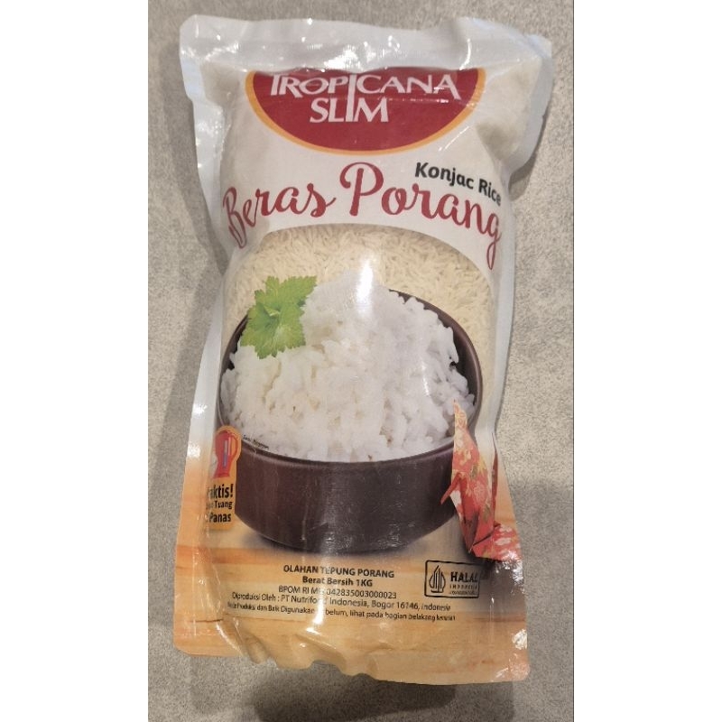 Jual Beras Porang TROPICANA SLIM Porang Rice - Konjac Rice - Shirataki ...