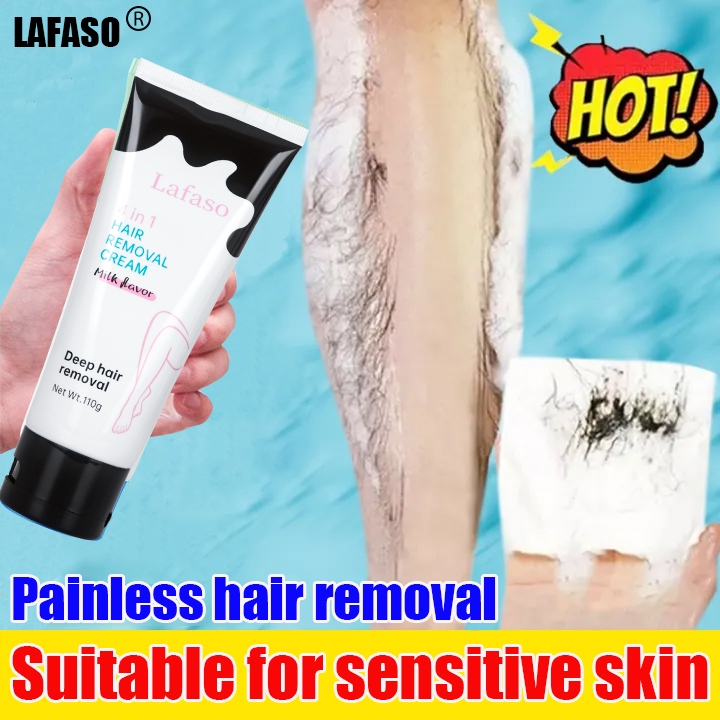 Jual [BPOM] LAFASO Waxing Hair Removal Cream 110g - Krim Perontok Bulu ...