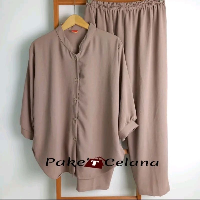 Jual One Set Wanita Crinkle Airflow Ld +-110 CM / On set Wanita Polos Crinkle | Shopee Indonesia