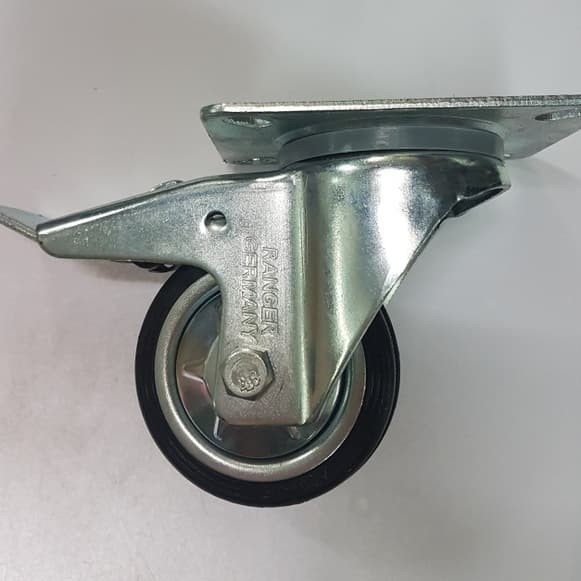 Jual Roda karet 3" rem Ranger Germany | Shopee Indonesia