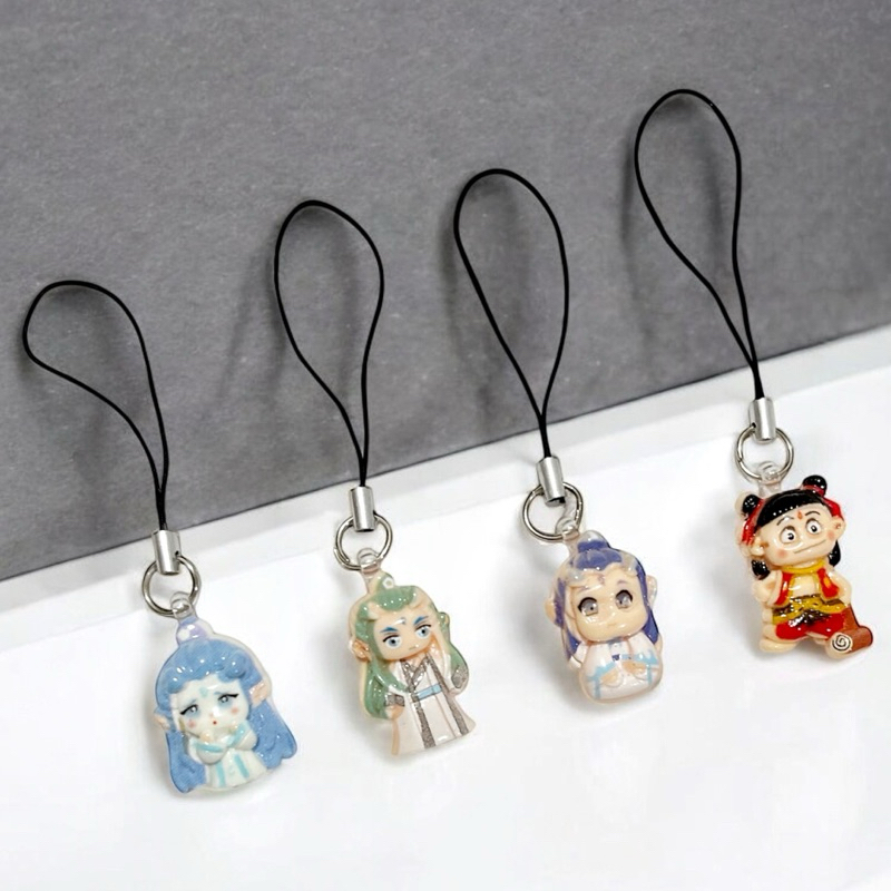 Jual Charm HP Ne Zha Gantungan Handphone Karakter Lucu Animasi Nezha ...
