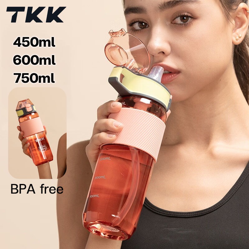 Jual TKK Botol Minum Anak Sekolah 450ml Tritan Bpa Free Duckbill Sedotan Anti Pecah 600ml ...