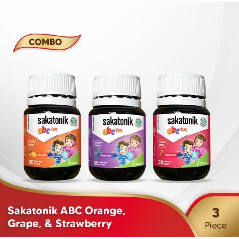 Jual Sakatonik ABC All Variant 30 Tablet - Multivitamin Tumbuh Kembang ...