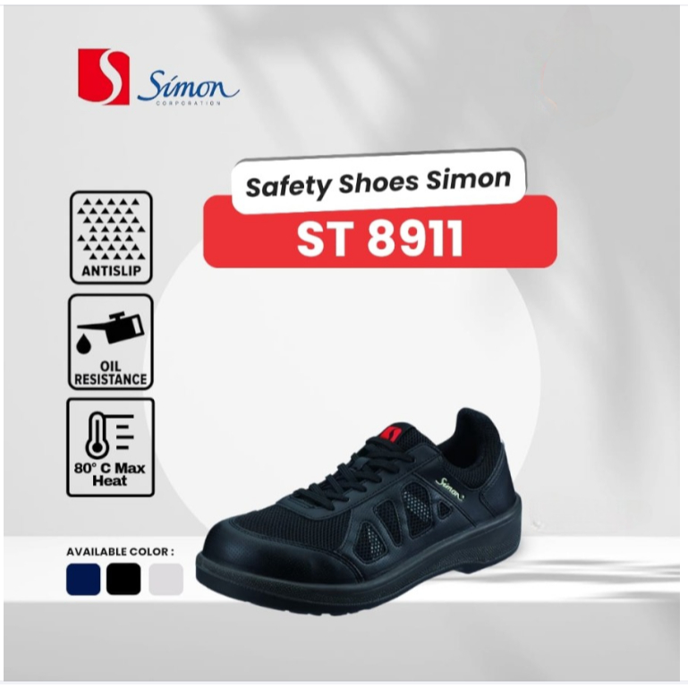 Jual Sepatu Safety Shoes ST 8911 Sneakers Series SIMON | Shopee Indonesia