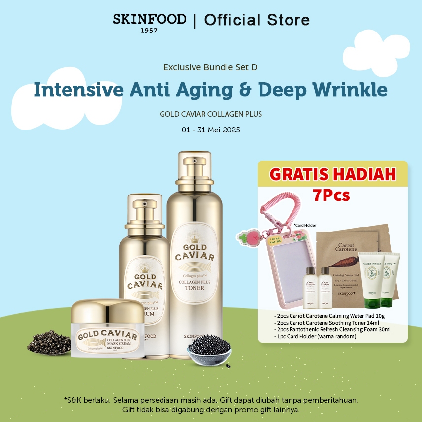 Jual [Exclusive Bundle Set D] - Gold Caviar Collagen Plus Intensif Anti Aging & Deep Wrinkle ...