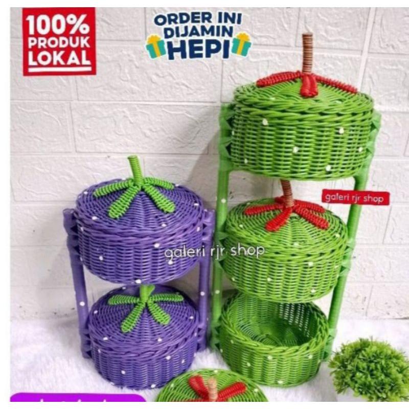 Jual rak bumbu dapur estetik dan Rak bawang Rak susun serbaguna dari ...