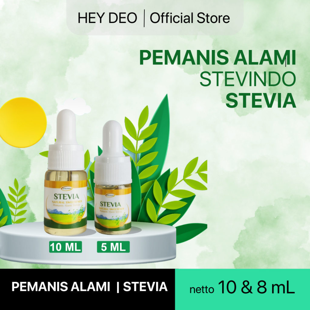 Jual Stevindo - Stevia Cair 10ML Pemanis Alami Pengganti Gula 0 Kalori ...
