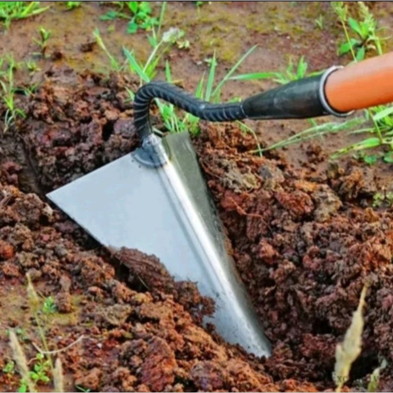 Jual Cangkul Tip Besar Baja Mangan Cangkul Anti Lengket Tanah Sawah ...