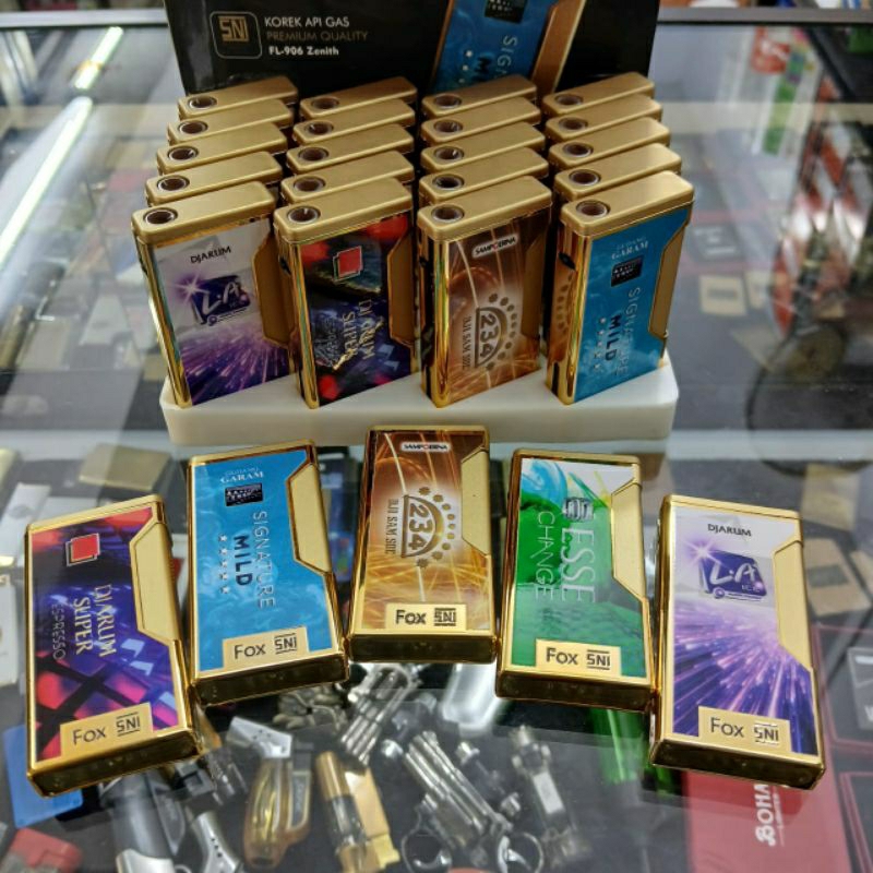 Jual Korek api bara bodi besi FOX ZENITH GAMMA / korek api / pemantik ...