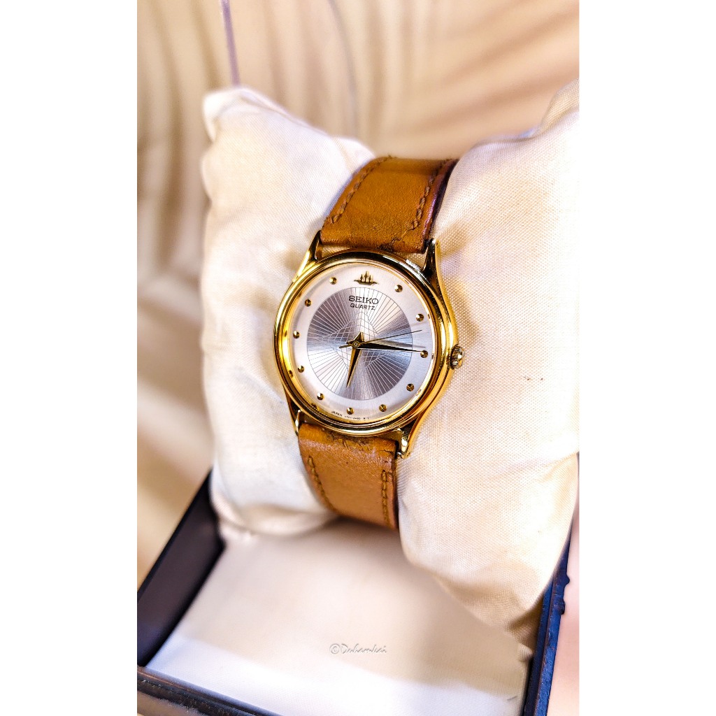 Jual Seiko Galaxy Gold gradient Dial ORIGINAL Quartz Ladies Women ...
