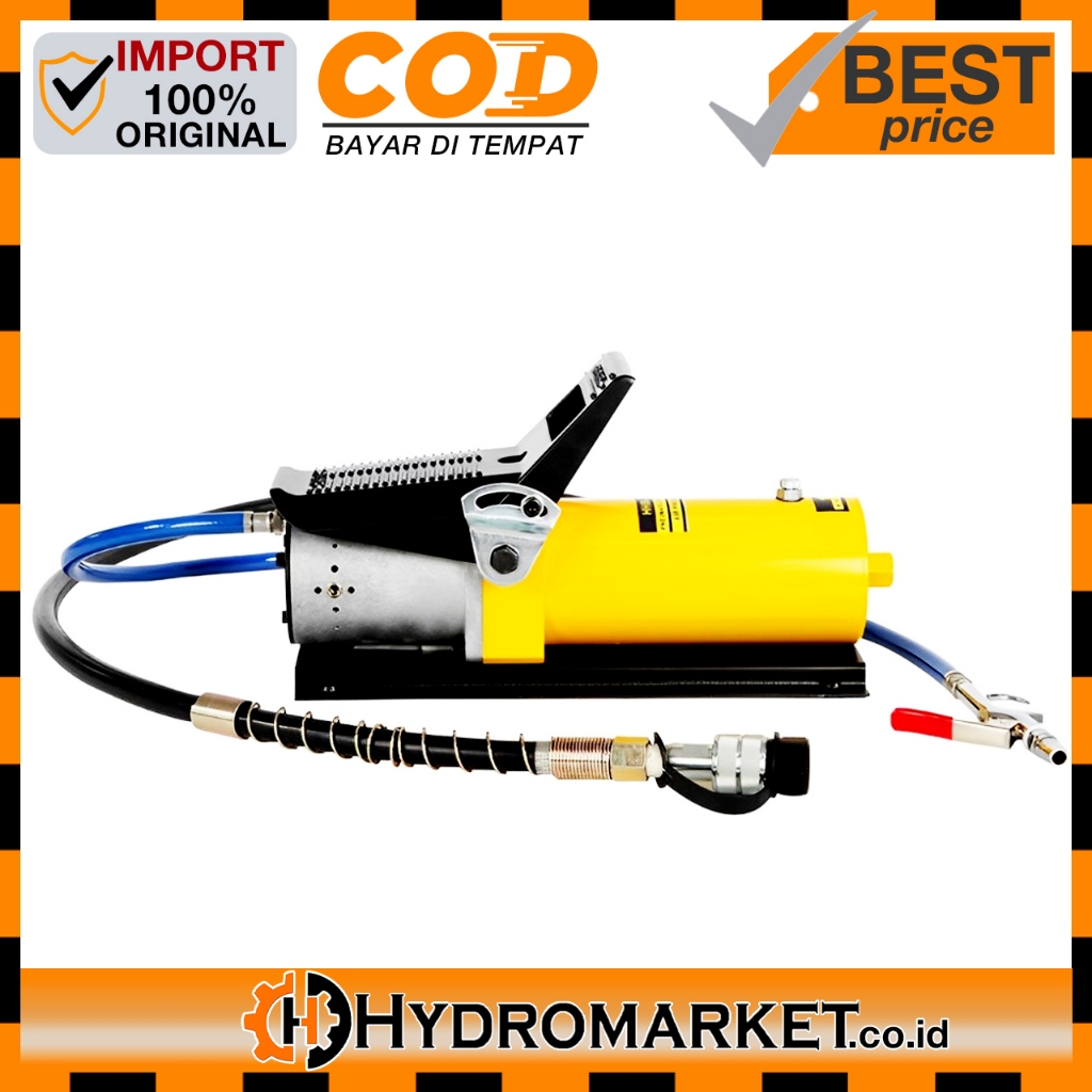 Jual Pompa Hidrolik Angin Compressor HHB-70AQ (690 ml) / Foot-Operated Pneumatic Pump Two-Stage ...