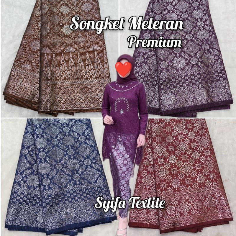 Jual NEW. Songket Modern - Songket Palembang / Kain Songket Meteran ...