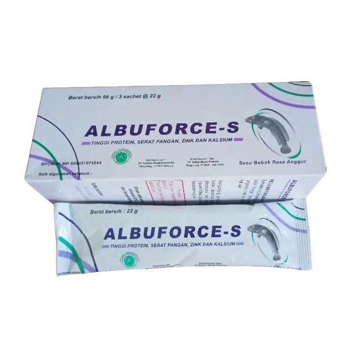 Jual Albuforce Sachet Box isi 3 Sachet - Albumin Ekstrak Ikan Gabus ...