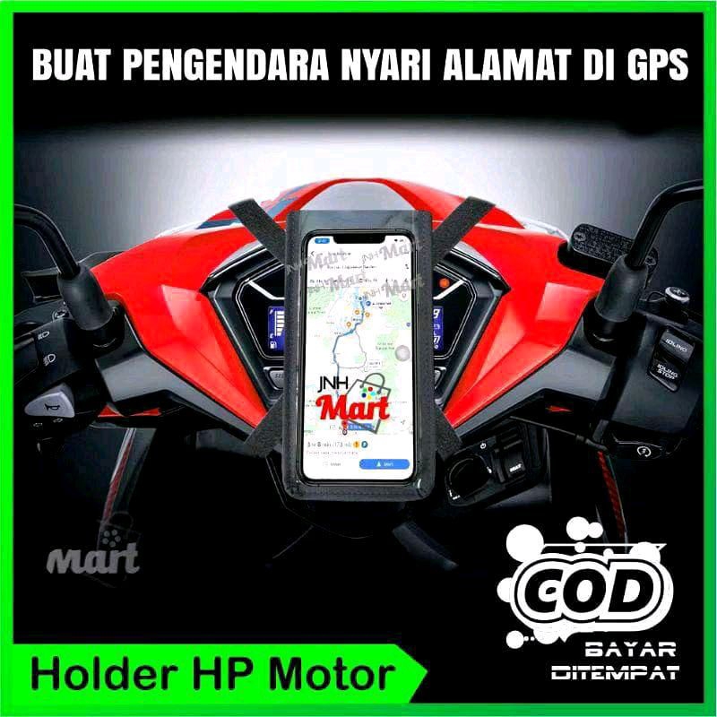 Jual holder hp motor tas hp motor touchscreen anti air | Shopee Indonesia
