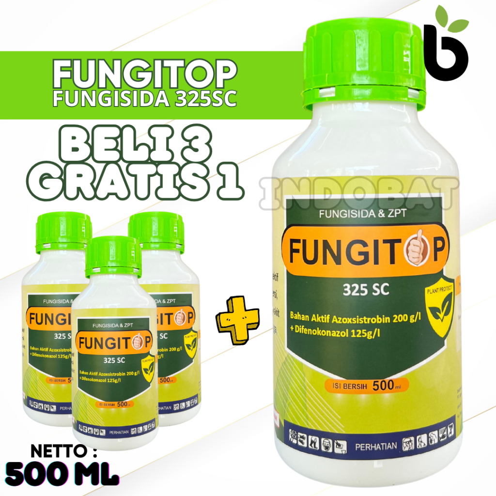 Jual Fungisida Fungitop 500ML Anti Jamur Kuat untuk Tanaman Padi dan ...