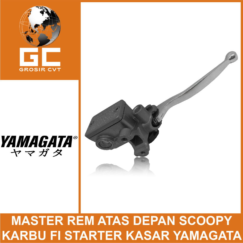 Jual Master rem kanan assy Honda Scoopy Beat Vario Karbu Fi 110 Hitam ...