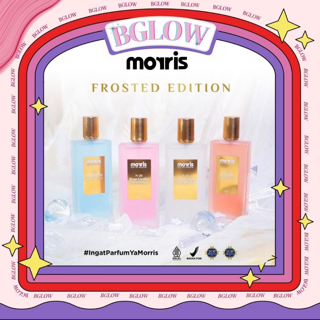 Jual MORRIS Eau De Parfum Frosted Edition 100ml | ROSE & VANILLA ...