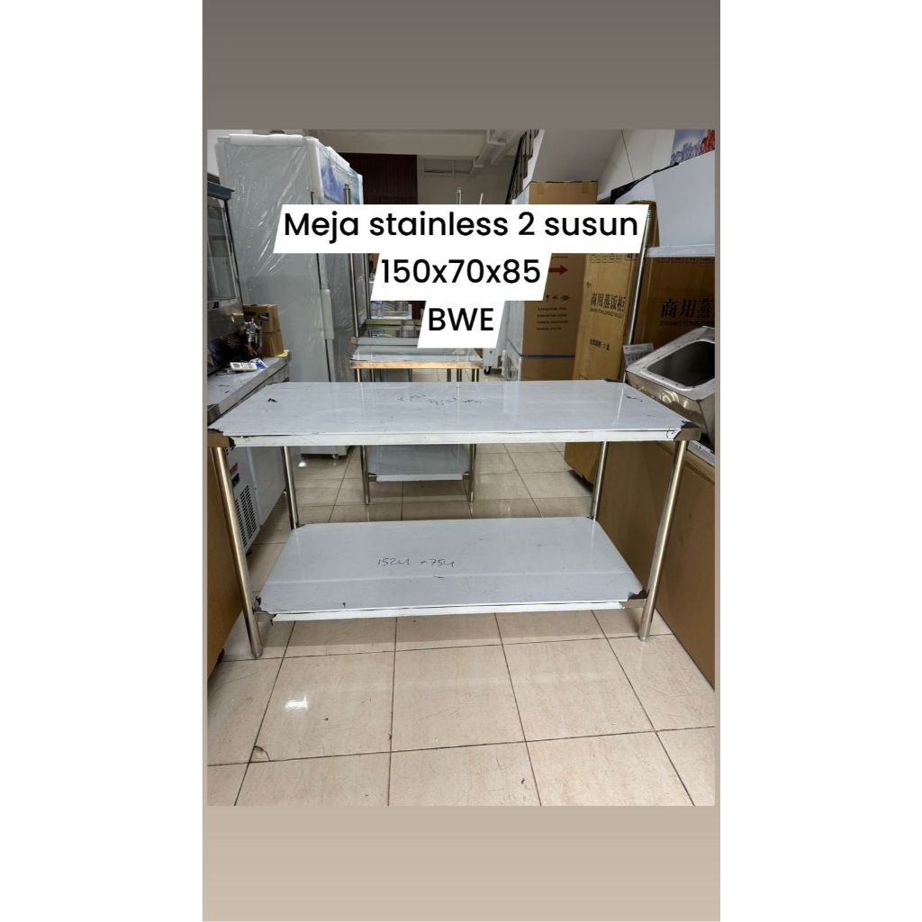 Jual Meja Stainless Steel Kitchen Dapur Restoran/Working Table/Meja ...