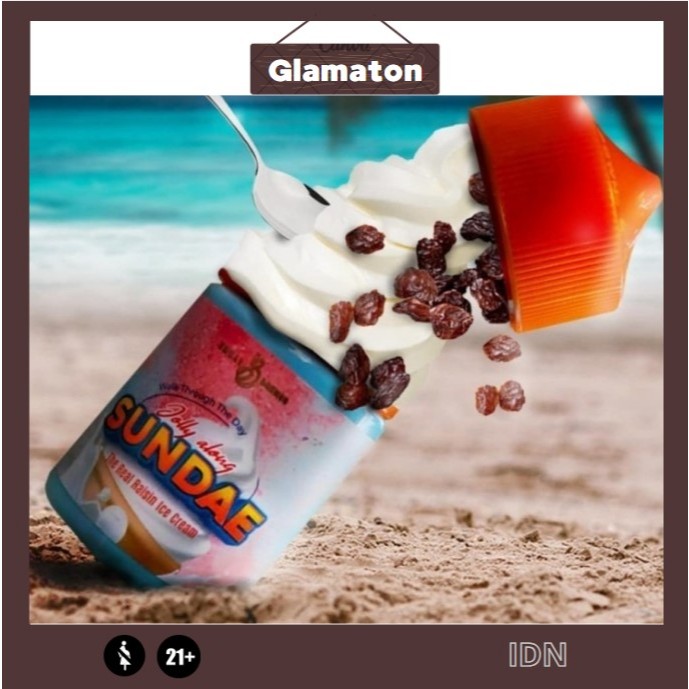 Jual LIQUID JOLLY ALONG SUNDAE 60ML RAISIN ICE CREAM LIQUID FREEBASE ...