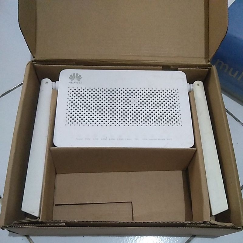 Jual ruter HUAWEI HG8145V5 dual band 5G port biru | Shopee Indonesia