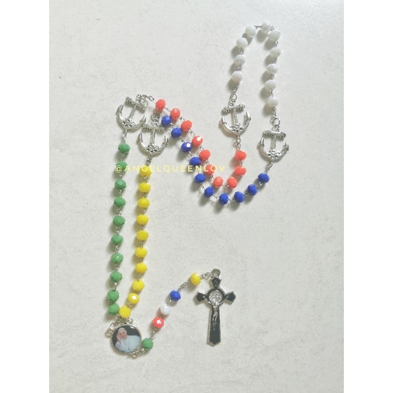 Jual Rosario Katolik / Rosario Maria Manik Kristal Ceko / Holy Mary ...