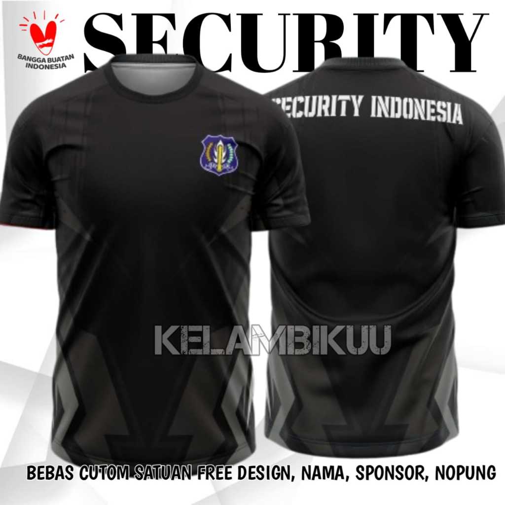 Jual JERSEY SECURITY PRINTING TERBARU/ JERSEY SATPAM CUSTOM / BAJU KAOS ...