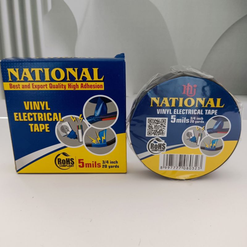 Jual ISOLASI HITAM NATIONAL / LAKBAN LEM LISTRIK HITAM NATIONAL 20 ...