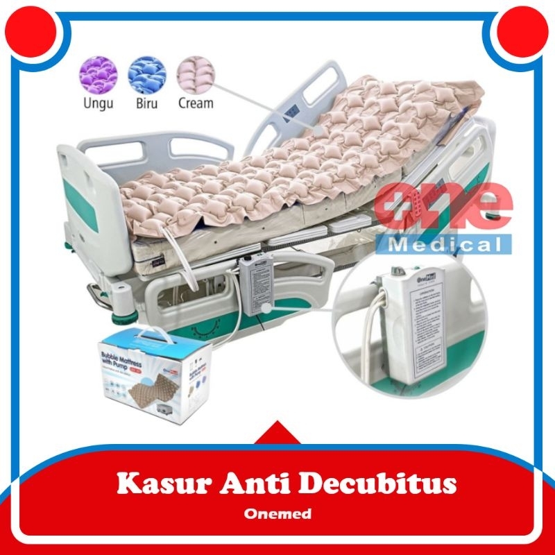 Jual Kasur Matras Angin Anti Decubitus OneMed Plus Pompa | Shopee Indonesia