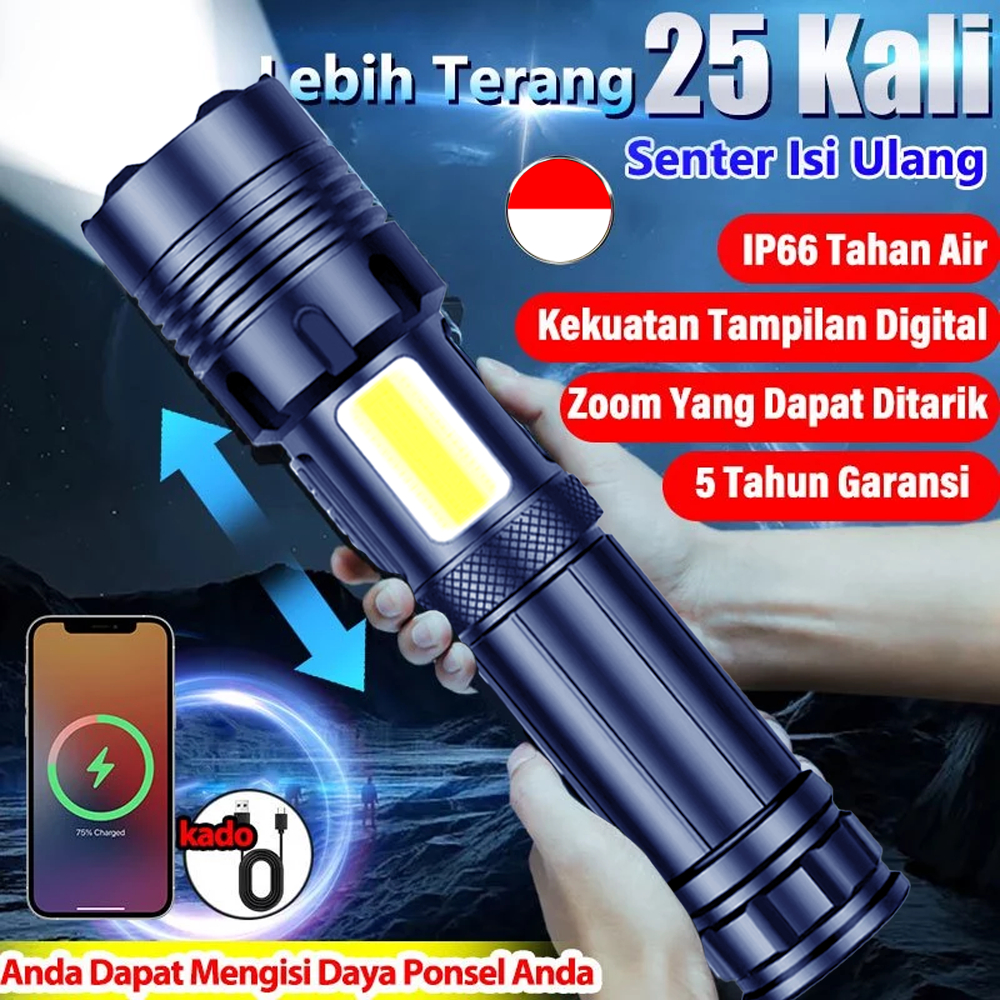 Jual [cod]senter led super terang menerangi paling terang jarak jauh ...