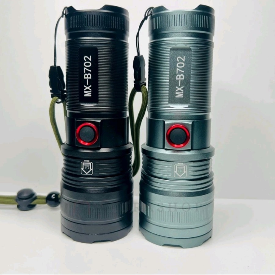 Jual COD ORIGINAL Senter Zoom In Out Led MX-B702 2000 lumens Super ...