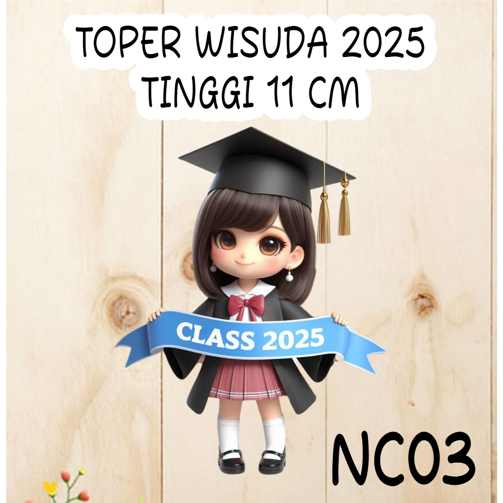 Jual Toper Wisuda 2025 Tinggi 11cm | Shopee Indonesia