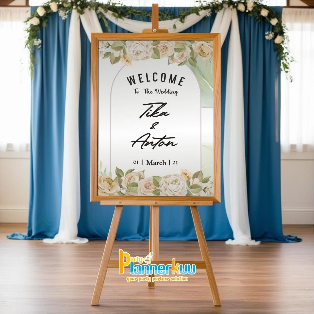 Jual Partyplannerkuu Wedding Sign / Welcome Sign Wedding 30x45cm ...