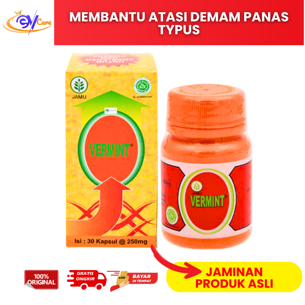 Jual Vermint Obat Demam Berdarah Typus Obat DBD Penambah Trombosit ...